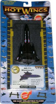 Hot Wings Airplane Toys SR-71 ezToys - Diecast Models and Collectibles