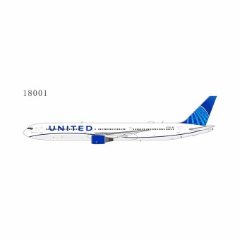United Airlines Boeing 767-400ER "Blue Evolution" livery; CF6 engines ...