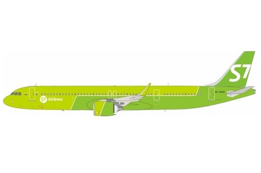 S7 Siberia Airlines Airbus A321-271 RA-73443 With Stand by AviaBoss ...