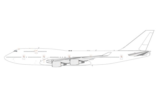 Blank Boeing 747-400 with GE General Electric engines JC Wings ...