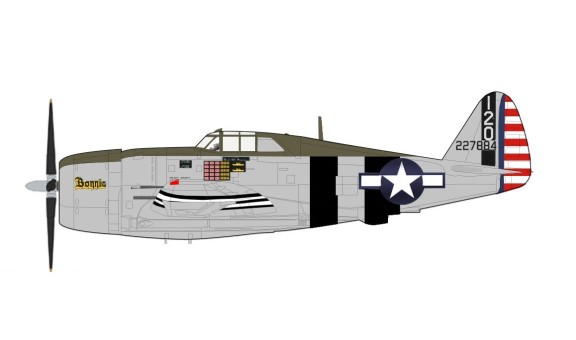 USA P-47D Thunderbolt “Bonnie” 460th FS 348th FG Philippines 1945 Hobby ...