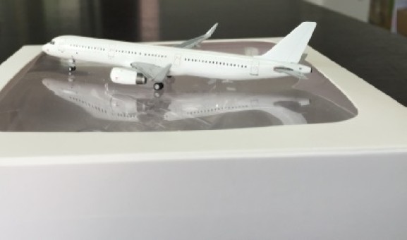Blank Airbus A321 Sharklets Die Cast JC Wings JC4WHT999A Scale 1:400 ...