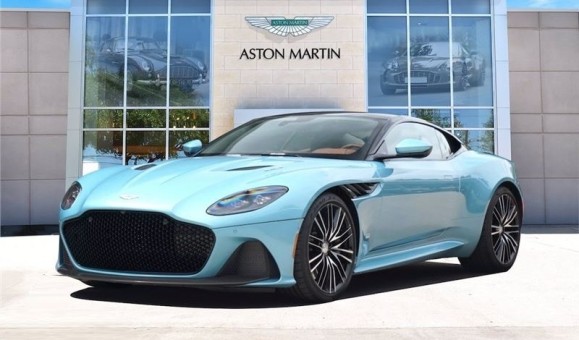 Preorder Blue Aston Martin DBS Superleggera Caribbean Pearl Blue ...
