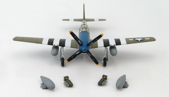 P-51 B Mustang 43-6506 "Blue Nose Bastards" Hobby Master HA8504 1:48 ...