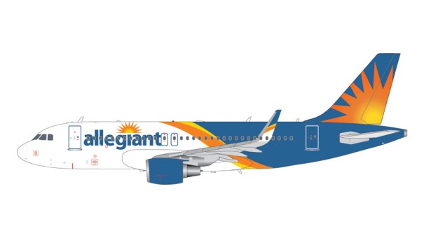 Allegiant Airbus A319 A319(S) (New Livery, Sharklets) Gemini 200 ...