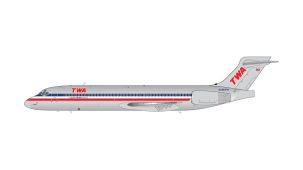 TWA Boeing B717-200 N426TW Gemini 200 G2TWA367 Die-Cast 1:200 ezToys ...