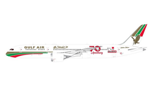 Gulf Air Retro Boeing 787-9 A9C-FG 70th Anniversary livery GeminiJets ...