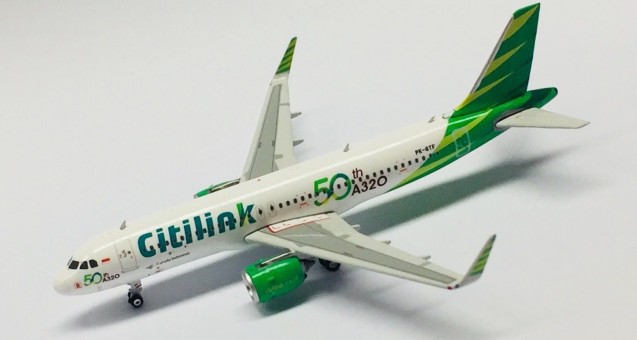 Citilink Airbus A320neo 50th. Reg. PK-GTF Phoenix 11427 Die-cast Scale ...