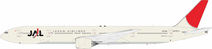 Japan Airlines Boeing 777-346 Reg: JA751J B-773-JL-51J InFlight Models ...