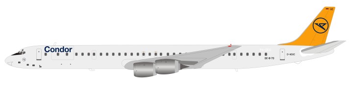 UPS Douglas DC-8-73 N814UP stand InFlight B-DC873-1117 scale 1:200 ...