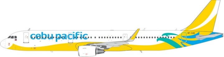 Cebu Pacific Airbus A321 Reg# RP-C4111 Phoenix 11473 Die-cast Scale 1: ...