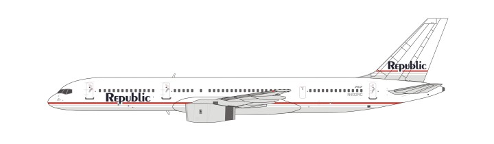 Republic Airlines Boeing 757-200 N602RC NG Models die cast model 53027 ...