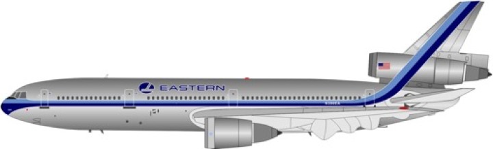Eastern Air Lines DC-10-30 N390EA Polished NEW BODY With Stand ...