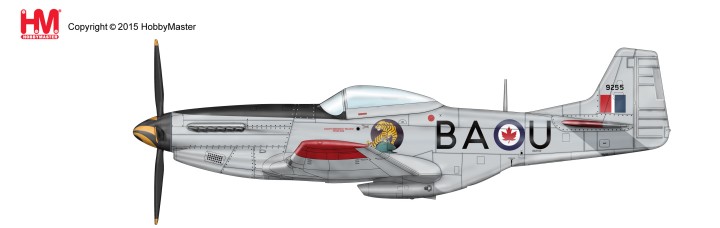 Hobby Master, Air Power Series, Highly detailed P-51D Mustang RCAF ...