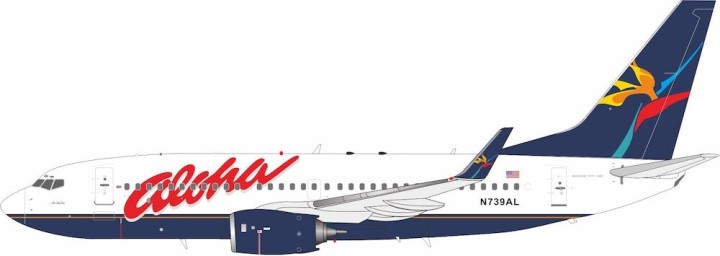 Aloha Airlines Boeing 737-73A Reg: N739AL IF737AQ0324 InFlight Models 1 ...