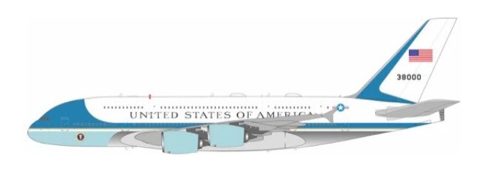 USAF Air Force One Airbus A380 38000 B-380-USAF InFlight Models 1:200 ...