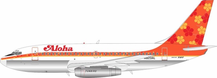 Aloha Airlines Boeing 737-200 Reg: N823AL Polished IF732AQ0924P ...