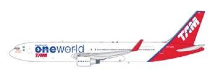 Highly detailed JCWings diecast model airplanes TAM “One world” Boeing ...