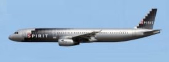 Spirit Airbus A321 N588NK silver livery AC419497 Aero Classics scale 1: ...