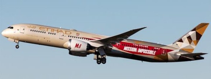 Etihad Airways B787-9 A6-BLO "Special livery" SA4ETD034A JC Wings Scale ...