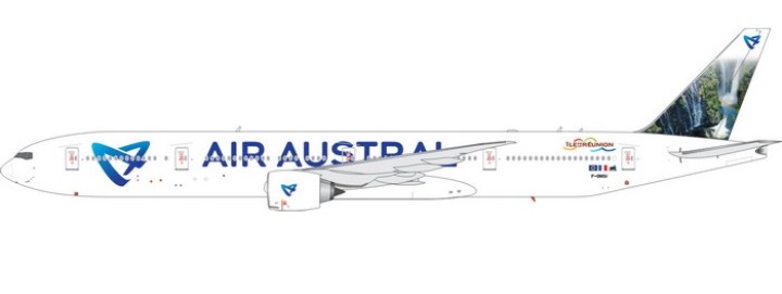 Highly detailed Phoenix Model diecast model airplane Air Austral Boeing ...
