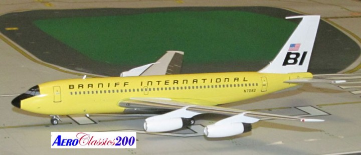 Highly detailed Aero Classic diecast model airplane Braniff Airlines ...