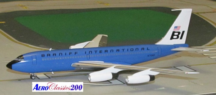Highly detailed Aero Classic diecast model airplane Braniff Airlines ...