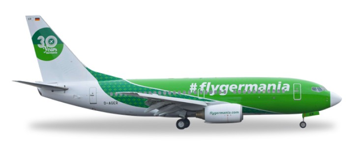 Herpa Wings 1:500 scale models Germania 737-700 #Flygermania Reg# E ...