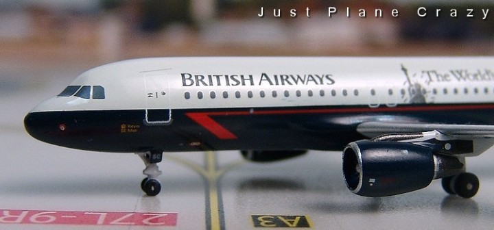 British Airways A320-100 Special! 'World's Greatest Offer' logo ezToys ...
