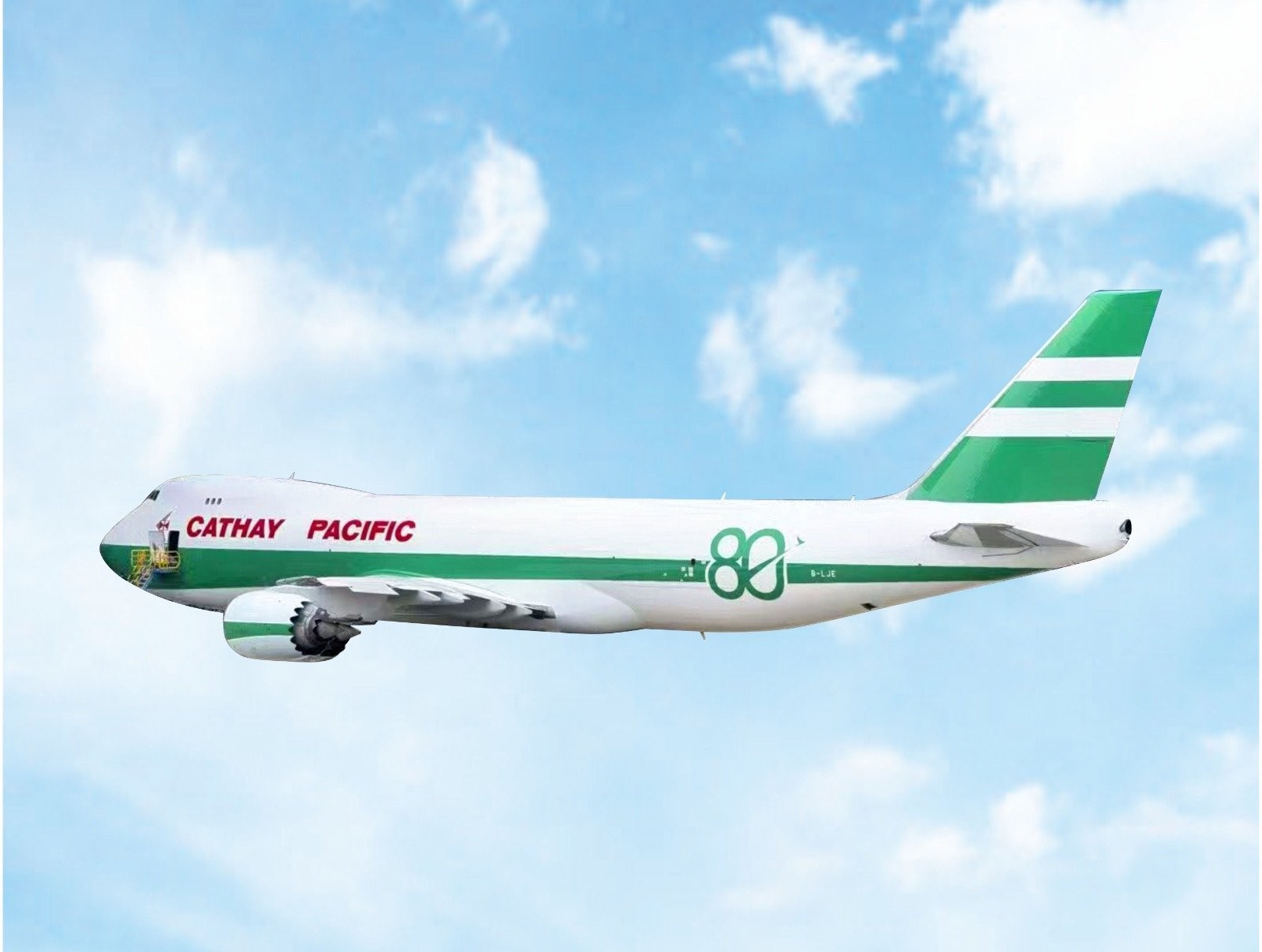 Cathay Pacific Cargo Boeing B747-8F 80 years lettuce Reg: B-LJE ...