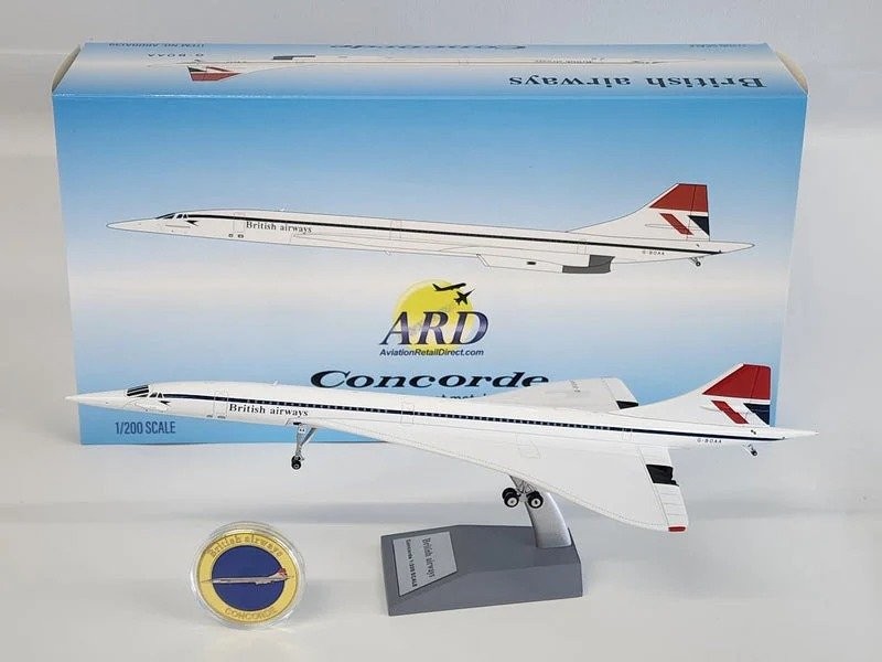 British Airways Aerospatiale-British Aerospace Concorde 102 G-BOAF with ...