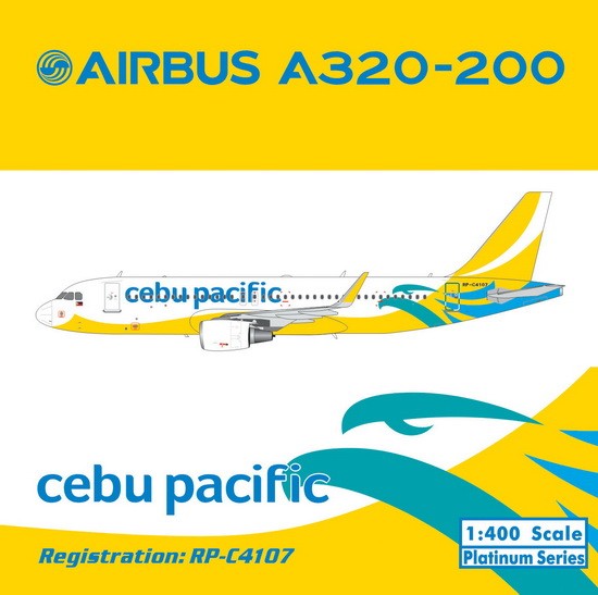 Highly detailed Phoenix Model diecast model airplane Cebu Pacific ...