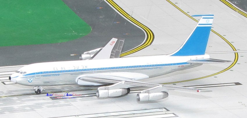 Aeroclassics die cast scale models EL AL אל על Boeing 720 Reg# 4X-ABA ...