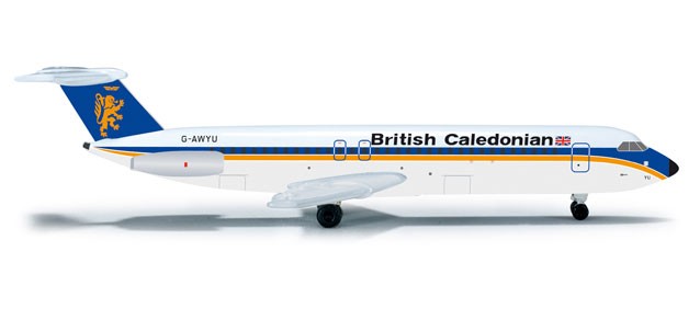 Herpa Wings British Caledonian BAC111-500 Scale 1:500 Die Cast Model ...