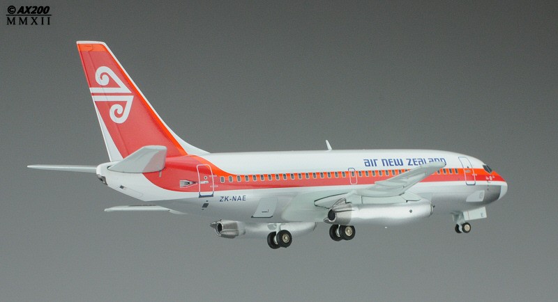 Air New Zealand B737-200 ZK-NAE (Red NAC Livery) Scale 1:200 JCWings ...
