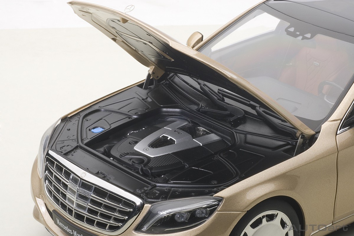 Champagne Gold Maybach Mercedes S-Klasse S600 Die-Cast AUTOart 76294 ...