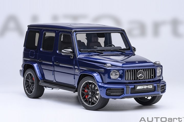 MERCEDES-AMG G63 2019 (BRILLIANT BLUE METALLIC) AU76359 AUTOart 1:18 ...