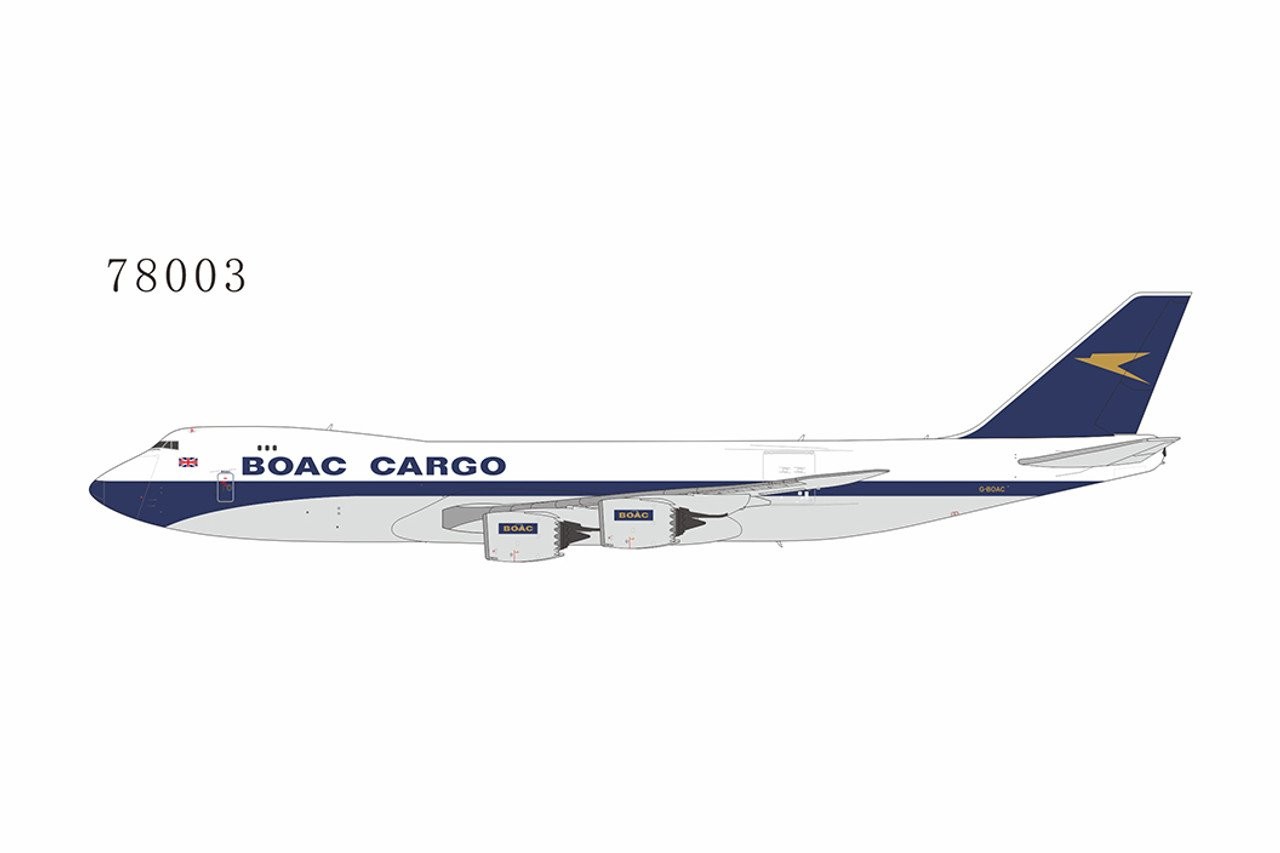 New Mould! BOAC Boeing 747-8F G-BOAC Fantasy Livery Die-Cast Model ...