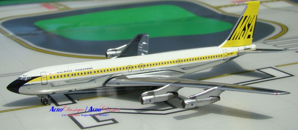 MSA Malaysia Singapore B707 1:400 9M-AQB ezToys - Diecast Models and ...