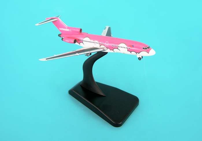 Aviation Models Northeastern 727-100 Pink Livery Diecast model ezToys ...
