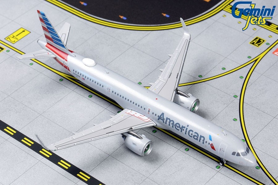 American Airlines Airbus A321neo N400AN Gemini GJAAL1850 scale 1:400 ...