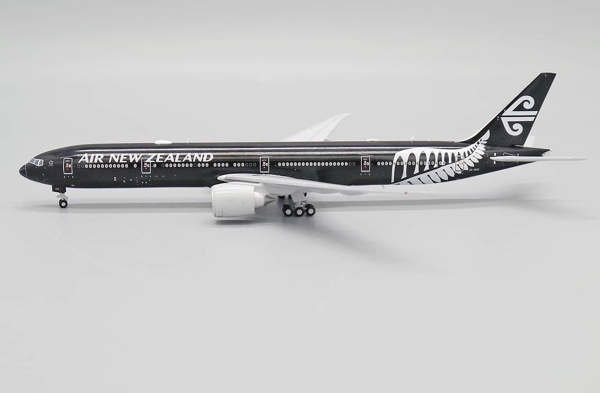 Air New Zealand Boeing 777-300ER All Blacks ZK-OKO Diecast JC4ANZ0006 ...