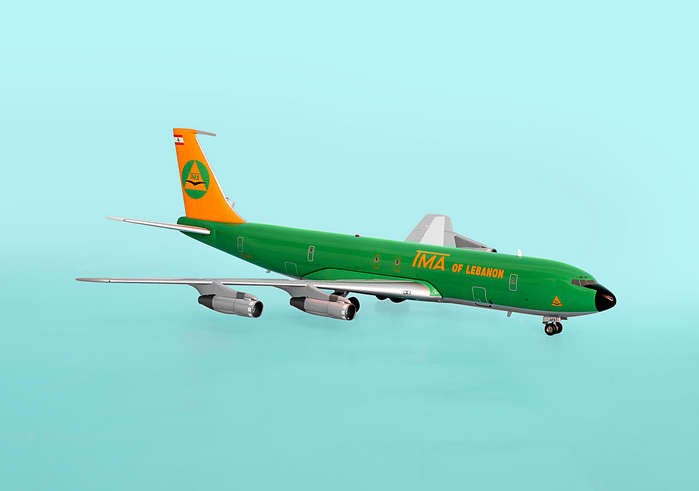 200 Aviation models TMA of Lebanon B707-300 Reg# OD-AFX Item ...