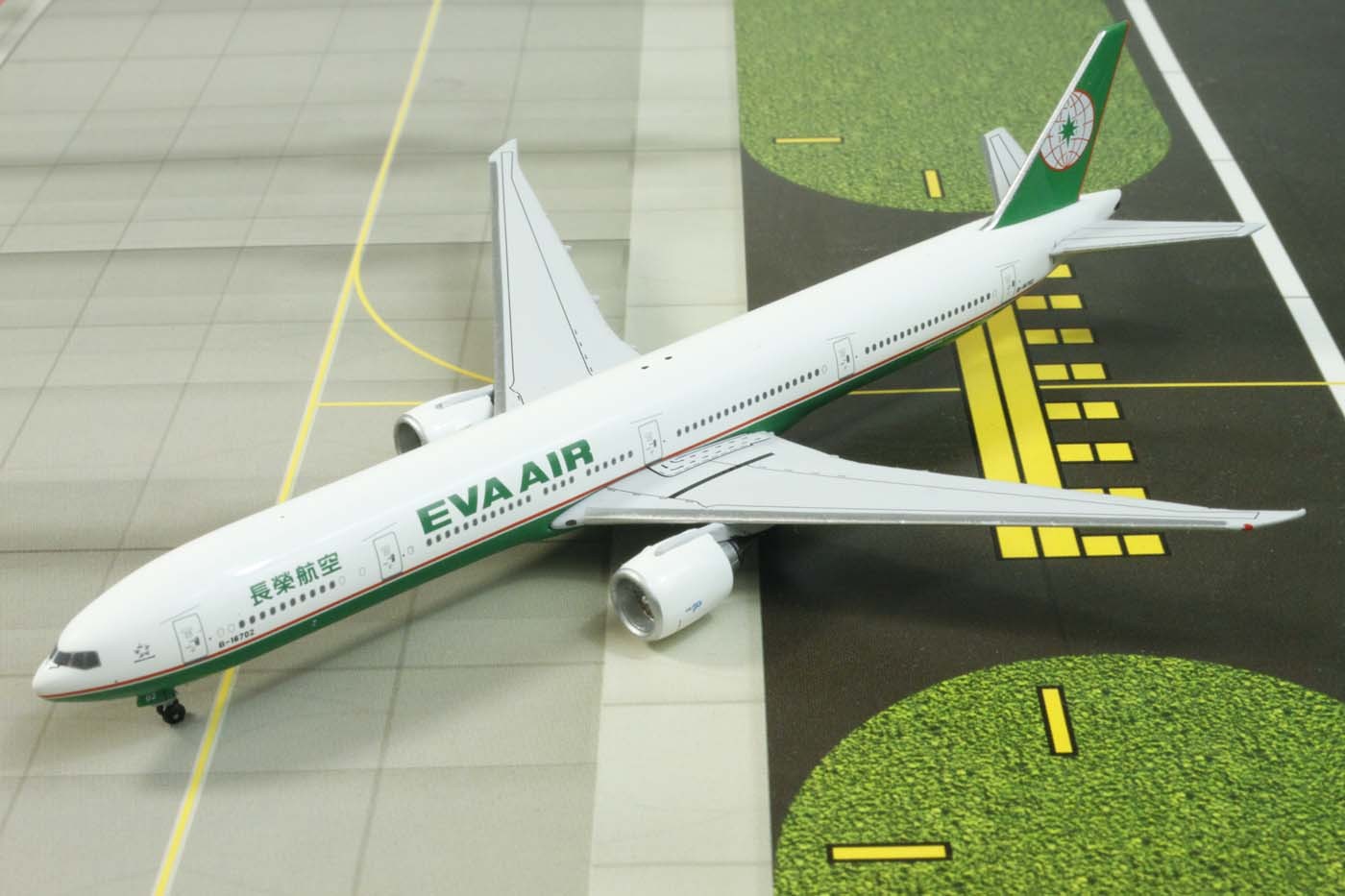 Highly detailed Aero Classic diecast airplanes EVA Air Boeing 777-300 ...