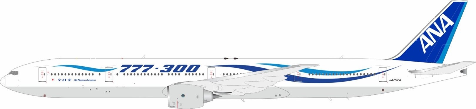 All Nippon Airways - ANA Boeing 777-381 Reg: JA752A B-773-ANA-52A ...