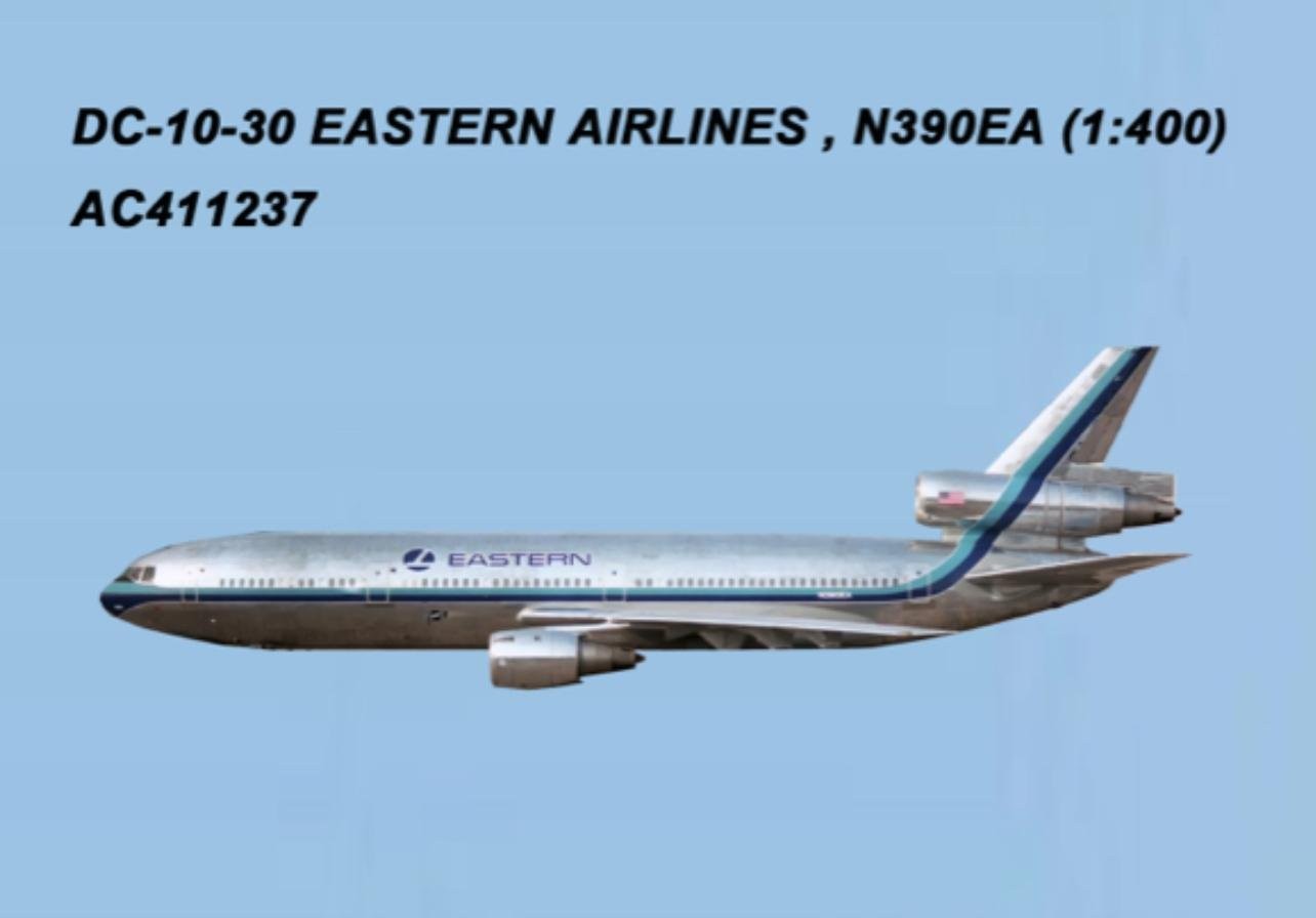 Eastern Airlines McDonnell Douglas DC-10-30 Reg: N390EA AC4 11237 Aero ...