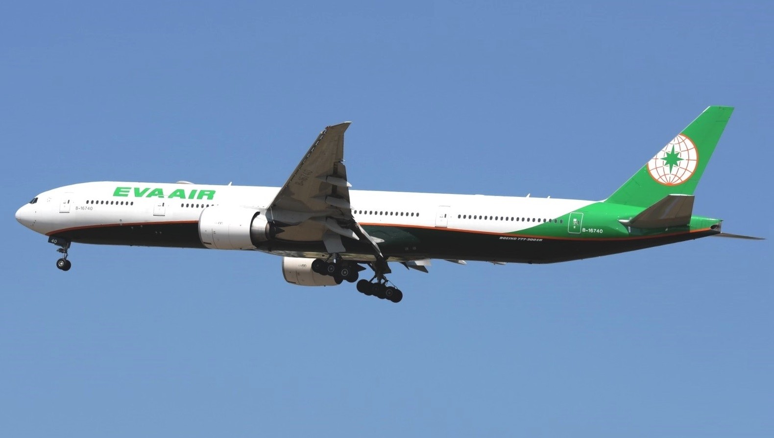 Eva Air Boeing 777-300ER new livery B-16740 JC Wings JC4EVA074 scale 1: ...