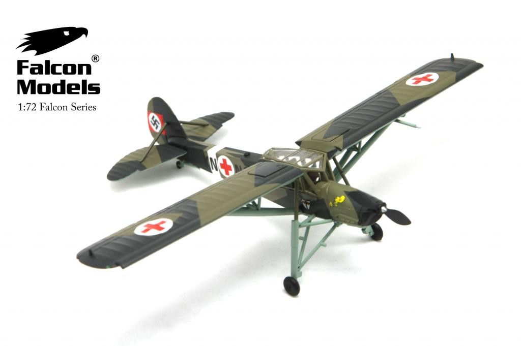 Fieseler Fi-156 Storch "KN+NO," German Ambulance 1/72 Die Cast Model ...