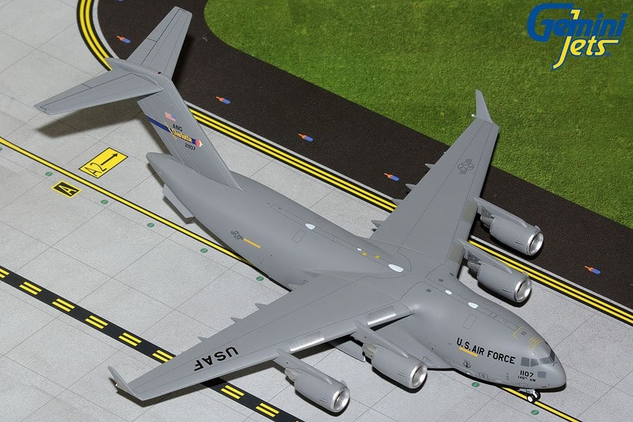 U.S. Air Force C-17A Globemaster III 02-1107 North Carolina ANG USAF ...