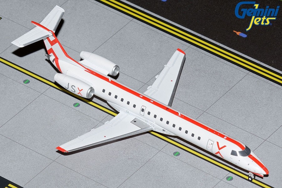 JSX Air JetSuiteX Embraer E145LR E-195 N241JX Gemini200 G2JSX1024 Scale ...